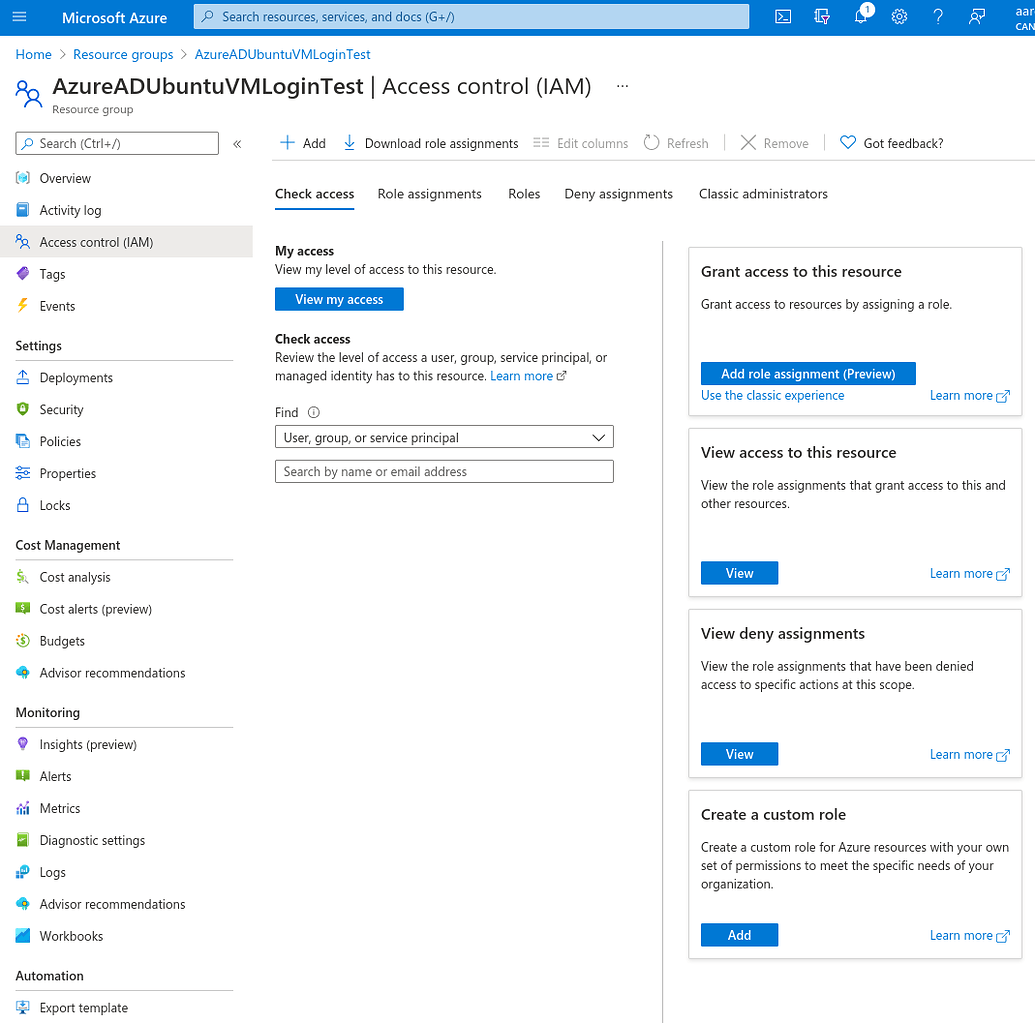 Using Azure AD to manage SSH logins to Ubuntu | Ubuntu