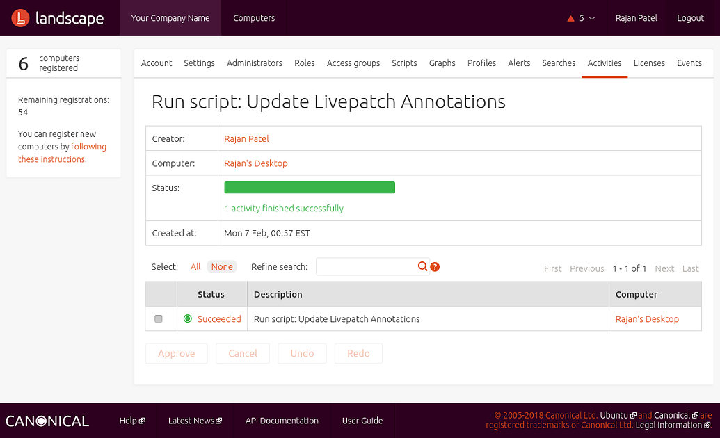Monitor Livepatch configurations at scale with Landscape | Ubuntu