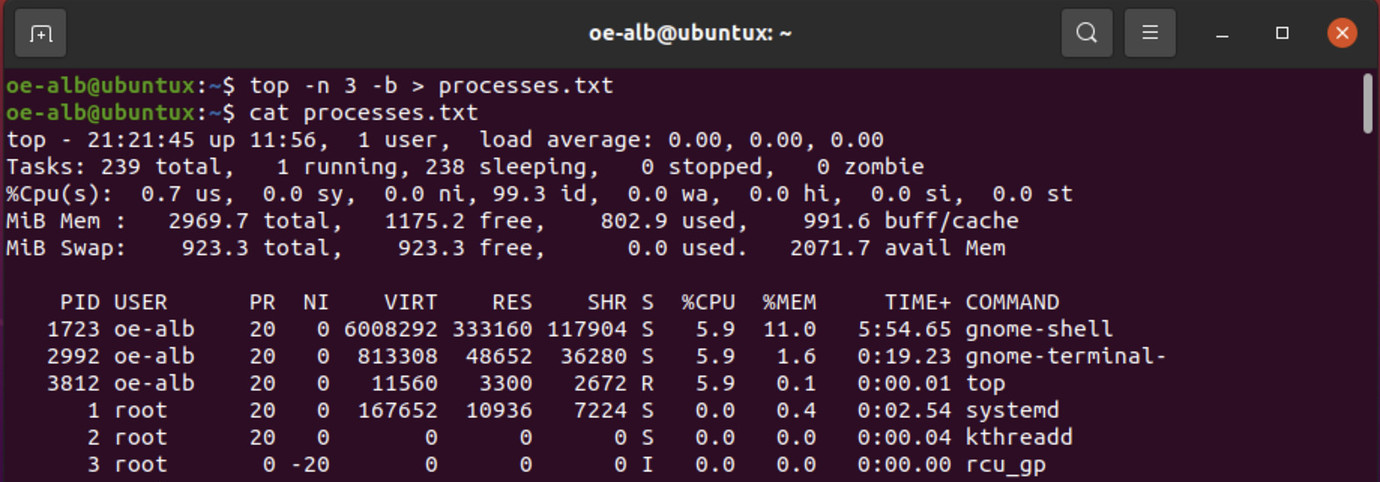 Viewing And Monitoring Processes In Linux Tutorials Ubuntu