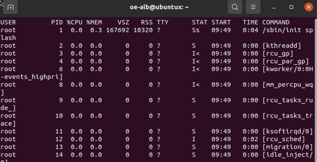 Viewing and Monitoring Processes in Linux - Tutorials - Ubuntu ...