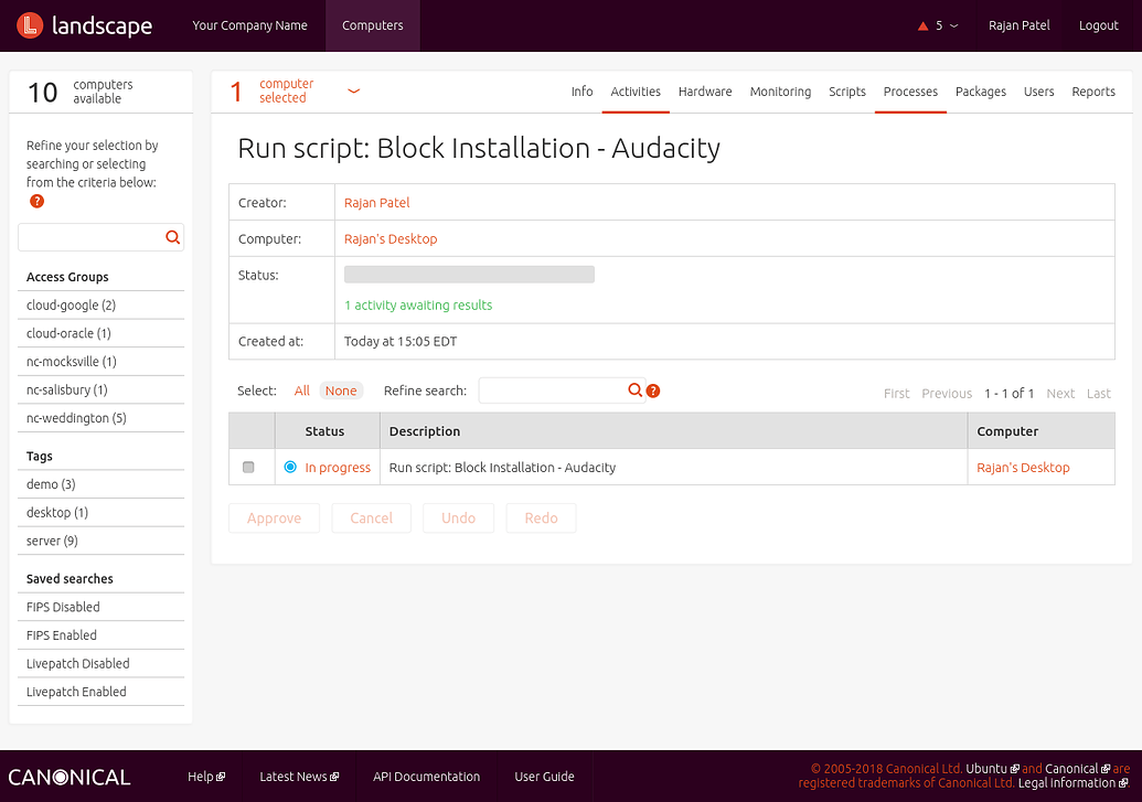 Blocking Software Package Installation with Landscape | Ubuntu
