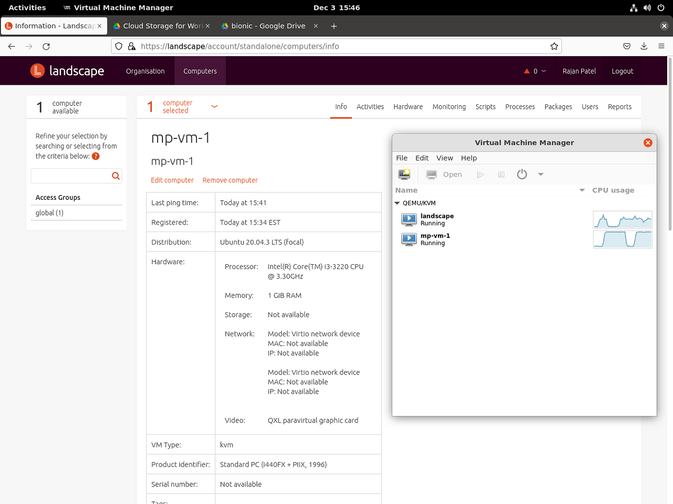 Multipass And Libvirt Vms On Ubuntu Managed Via Landscape Ubuntu
