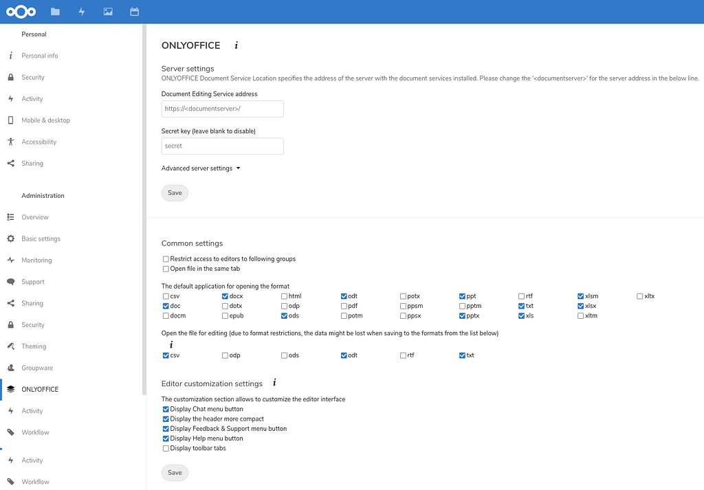 How to integrate ONLYOFFICE with Nextcloud on Ubuntu - Tutorials - Ubuntu Community Hub