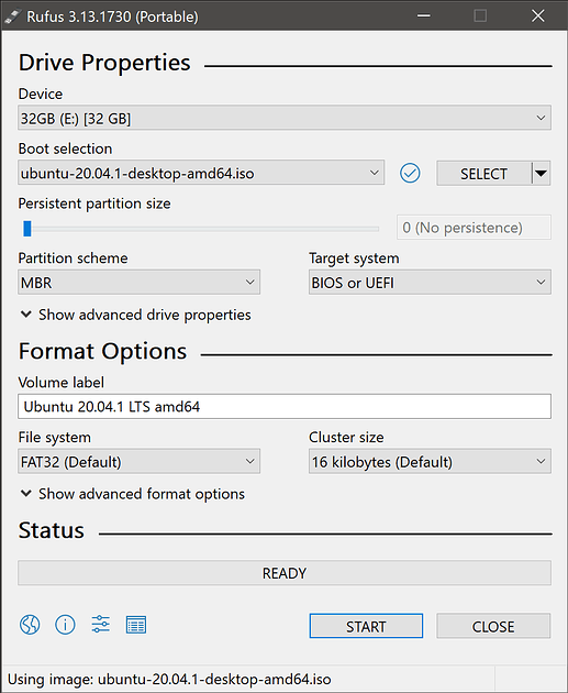Create a bootable USB stick with Rufus on Windows - Tutorials - Ubuntu ...