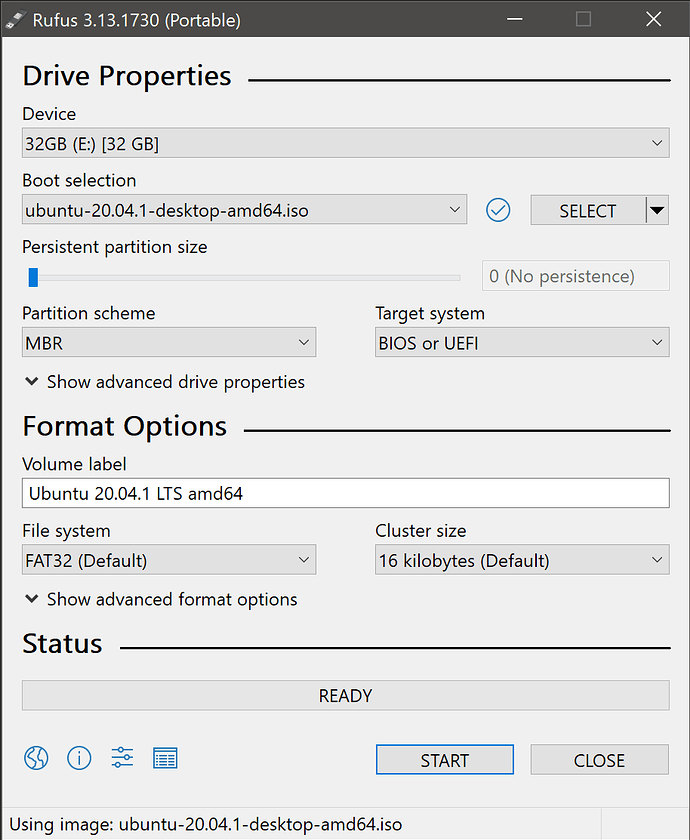 Create a bootable USB stick with Rufus on Windows - Tutorials - Ubuntu ...