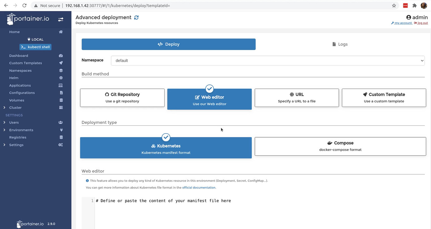 Self-healing Kubernetes deployments with Microk8s and Portainer | Ubuntu